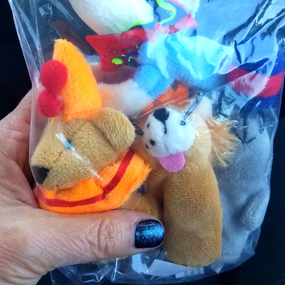 None | Toys | 4 Sweet Fabric Finger Puppets Zoo Themed | Poshmark